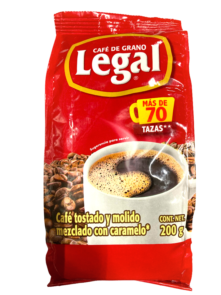 CAFE LEGAL 24/200GR TRAD BOLSA – Servicio Comercial Garis
