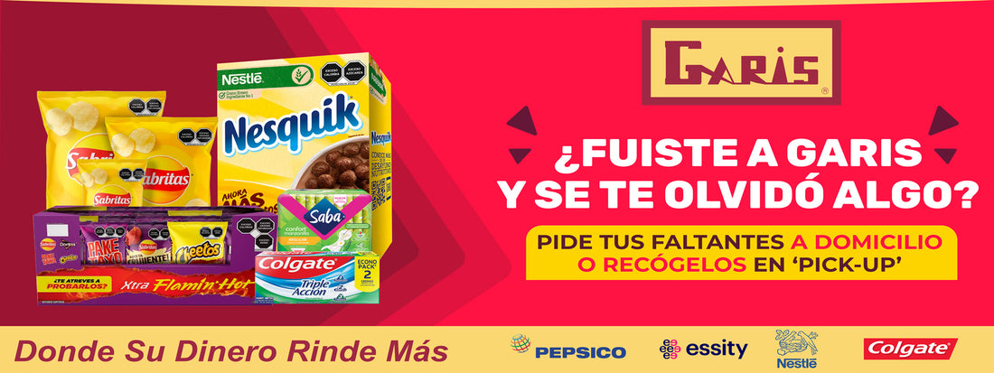 Garis, tu pedido de abarrotes en línea para tu hogar o negocio ...